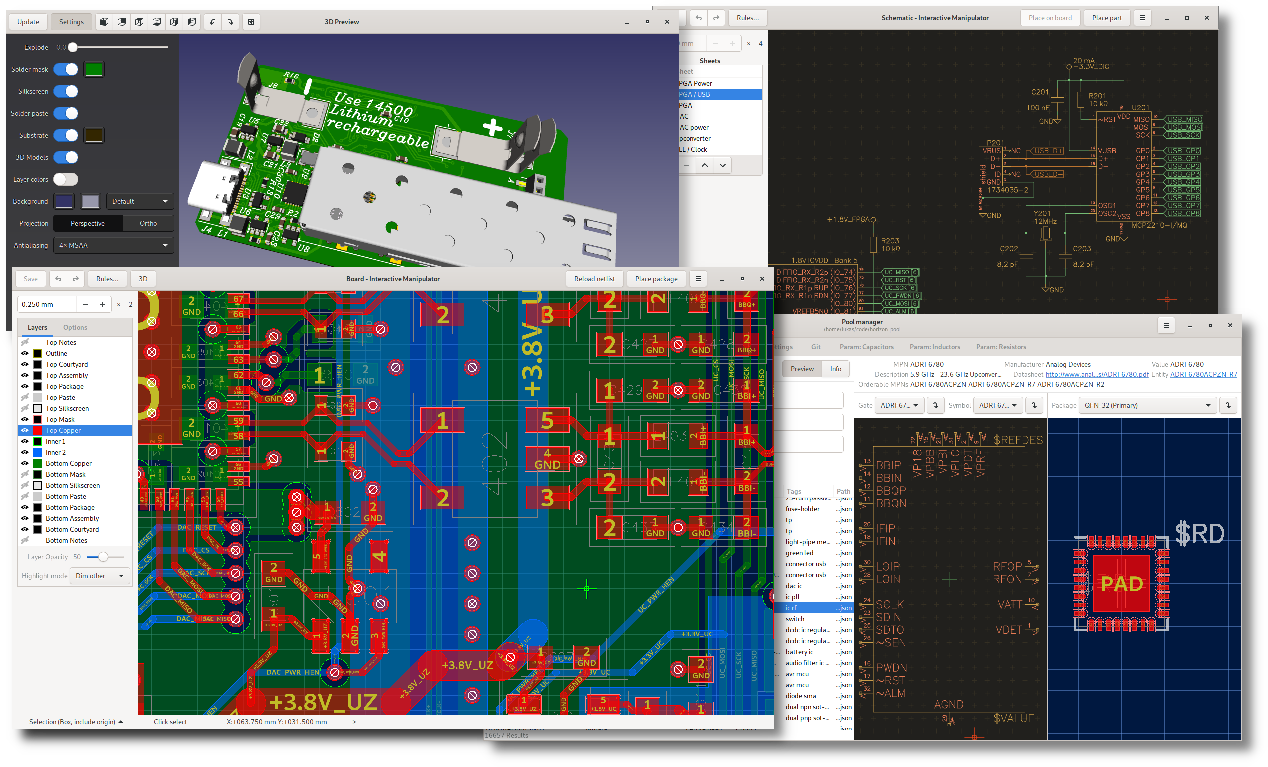 Dokumentace programu Horizon-EDA — Dokumentace pro horizon-eda 1.0